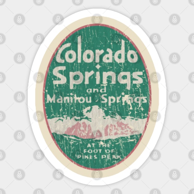 Colorado Springs and Manitou Springs - Vintage Style - Vintage ...