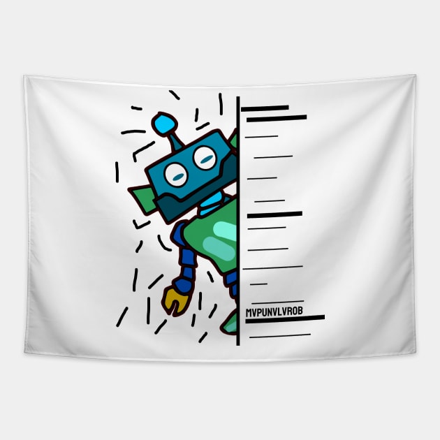 Hide Robots - Robots - Tapestry | TeePublic