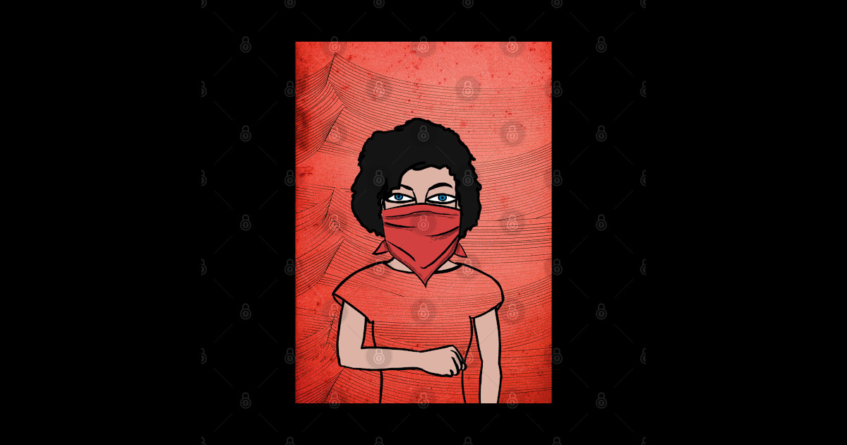 Gangster NFT - FemaleMask with BasicEye Color and BlueSkin on OpenSea ...