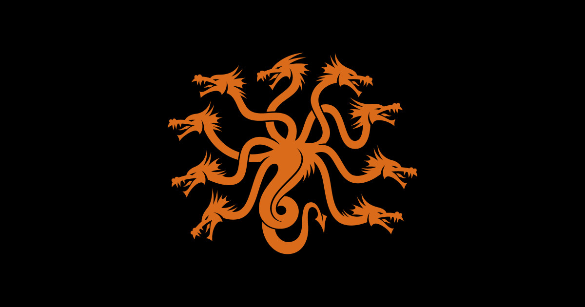 Hydra - Orange - Hydra - Sticker | TeePublic