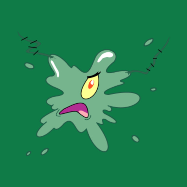 Squashed Plankton Stain - Spongebob - Tank Top | TeePublic