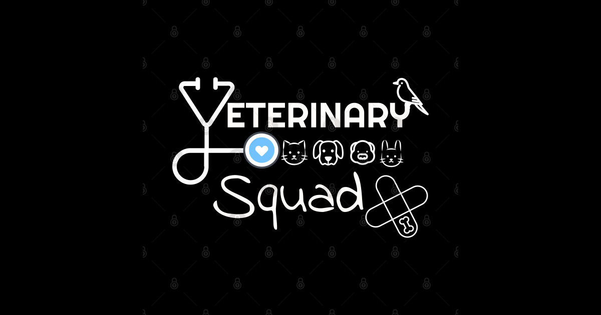 Veterinarian - Veterinary squad - Veterinarian - Sticker | TeePublic