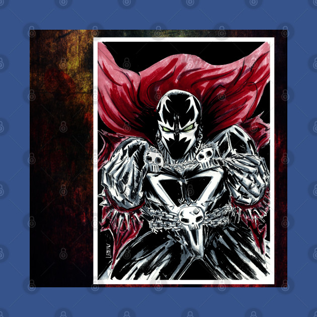 Spawn in symbiote night - Spawn - T-Shirt sold by Eric Walker | SKU ...