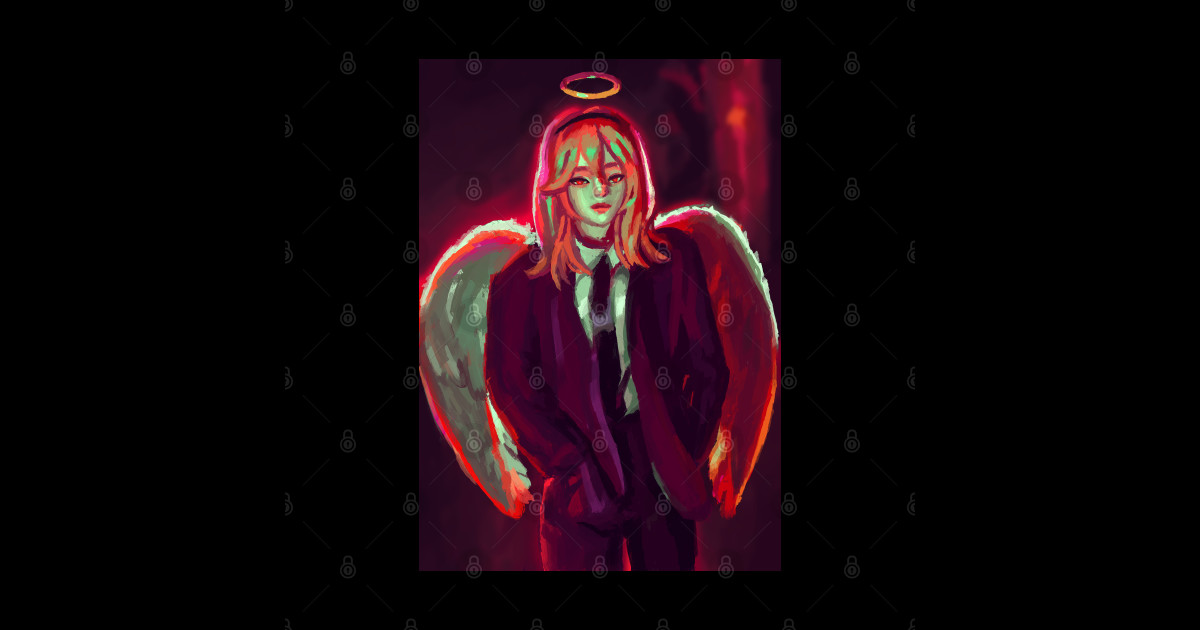 Angel Devil Csm Poster Anime Fan Art Angel Devil Csm Posters And Art Prints Teepublic