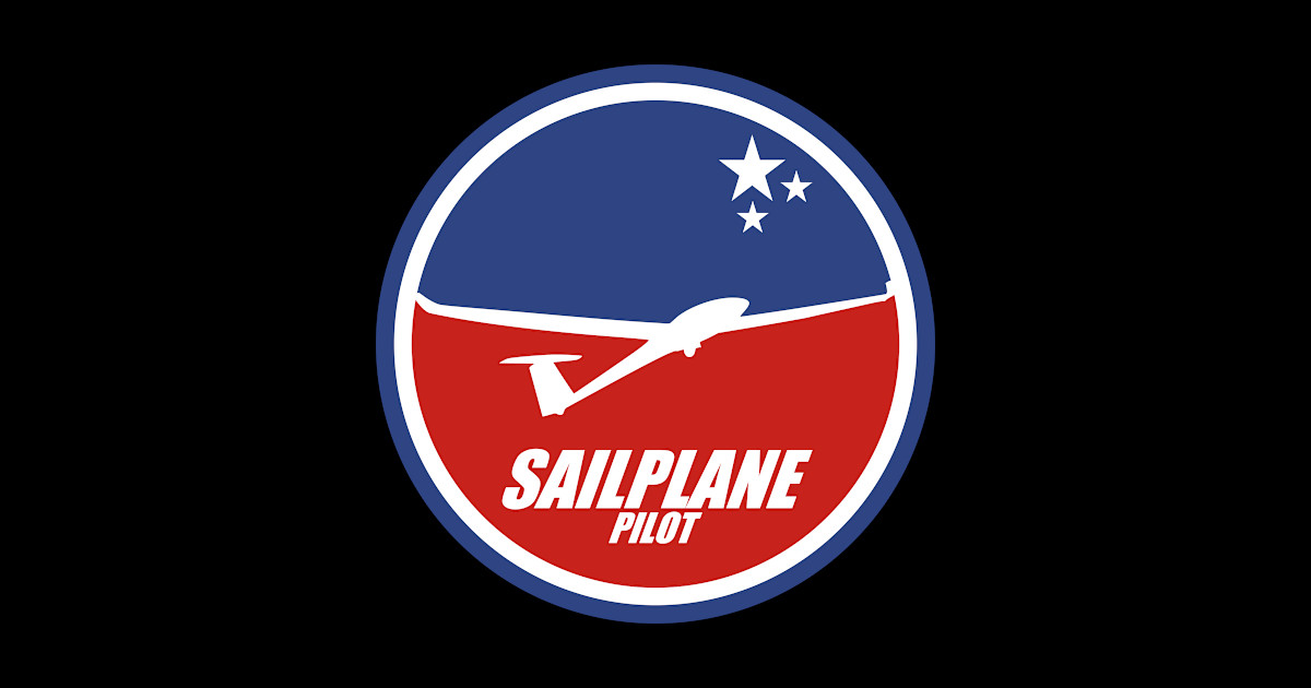 Sailplane Pilot - Us Glider - Sticker | TeePublic