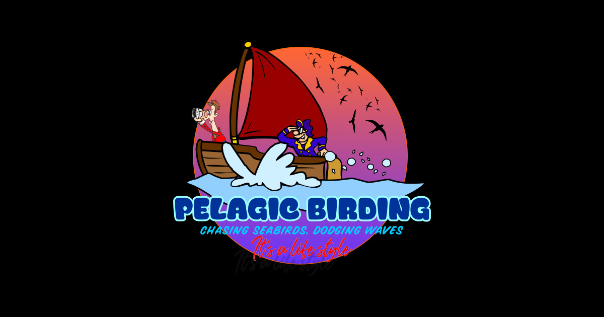 Pelagic Birding - Birding - Sticker | TeePublic