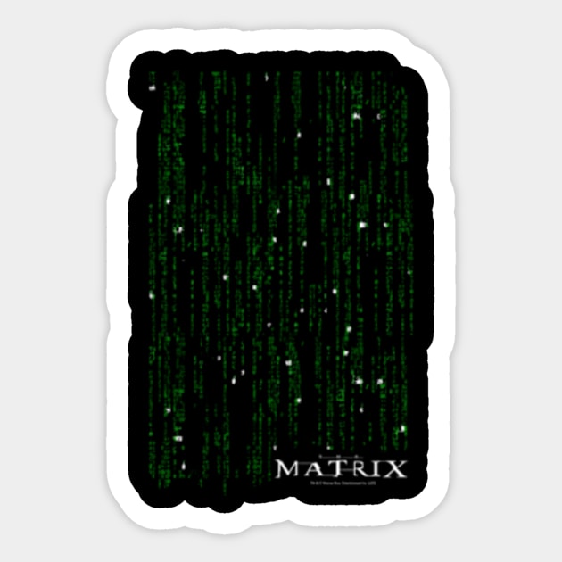 The Matrix Coding Drop - The Matrix Coding Drop - Sticker | TeePublic