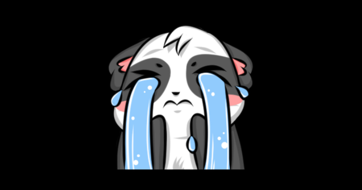 Sad Panda - Panda - Sticker | TeePublic