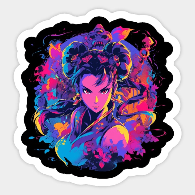 chun li - Chun Li - Sticker | TeePublic