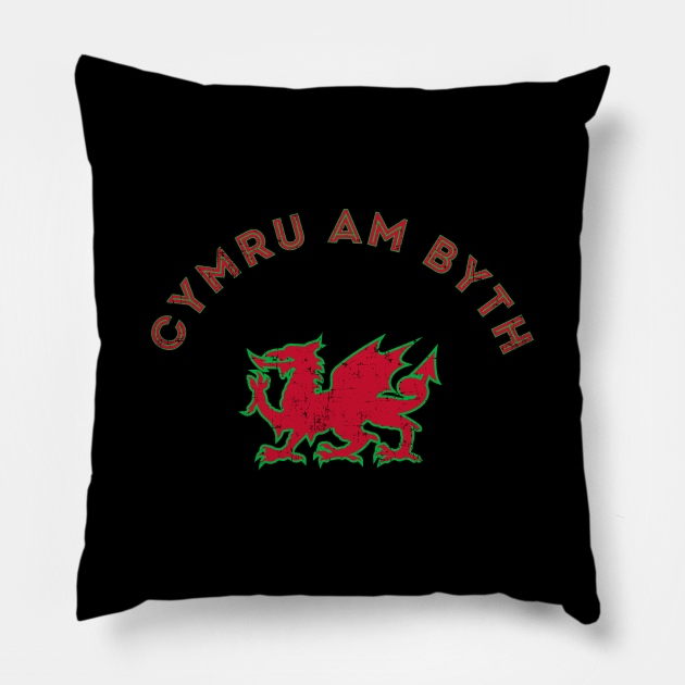 Dragon of Wales UK - Cymru Am Byth seal - symbol - logo emblem retro ...