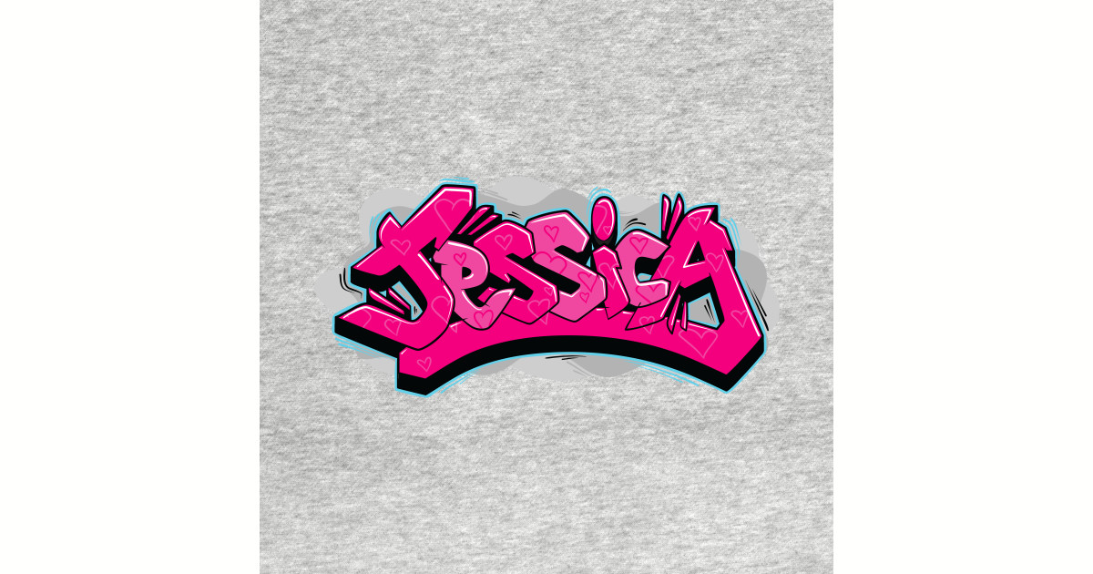 Jessica graffiti name - Jessica - Sticker | TeePublic