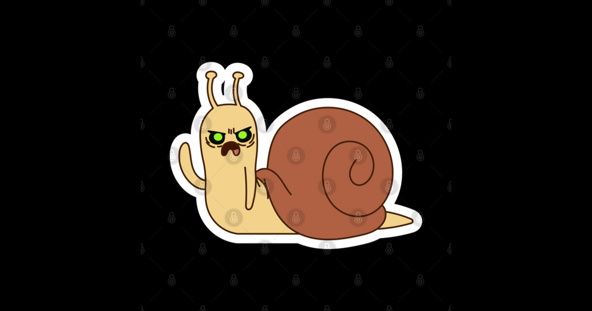 Snail AdventureTime The lich - Adventure Time - Sticker | TeePublic