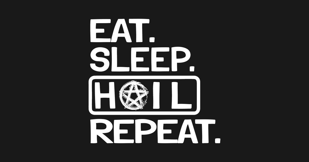 Satanic All Hail Satan - Satanic - T-Shirt | TeePublic