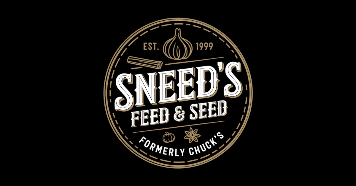 Sneed's Feed & Seed - Sneeds Feed Seed - Sticker | TeePublic