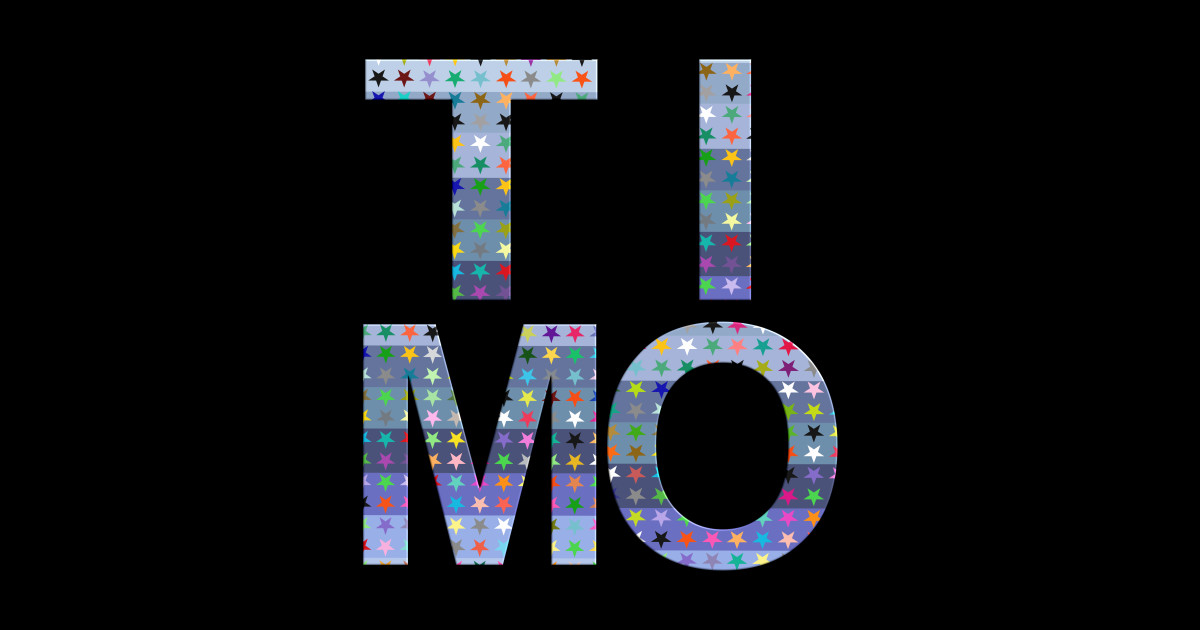 Timo, name, typography - Timo - Sticker | TeePublic