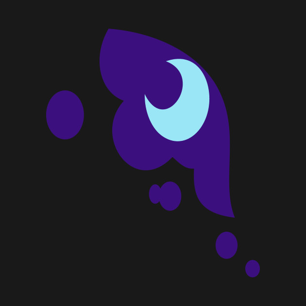 My little Pony - Nightmare Moon Cutie Mark V2 - Shadow - T-Shirt ...