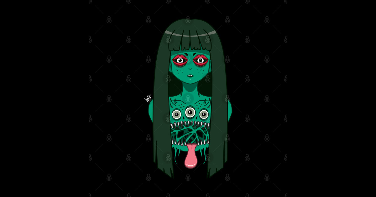 Visual Taste - Macabre And Cute - Sticker | TeePublic