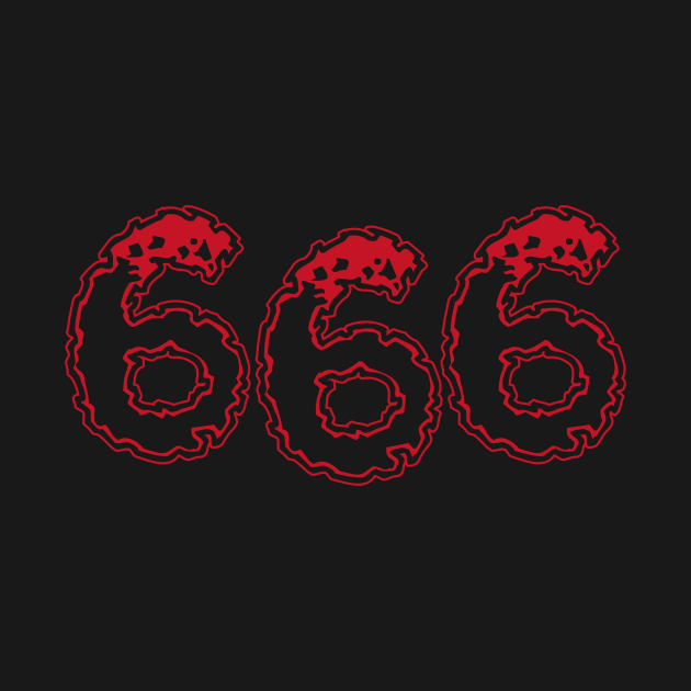 666 - Satanic - T-Shirt | TeePublic