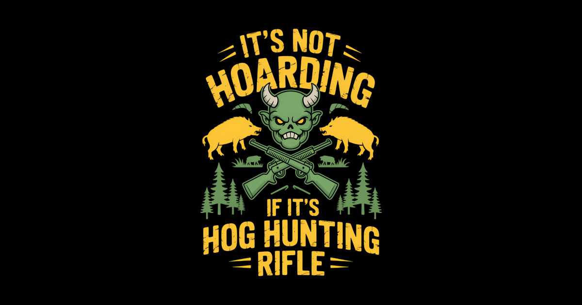 Hog Hunter Wild Hog - Hog Hunter Wild Hog - Sticker | TeePublic