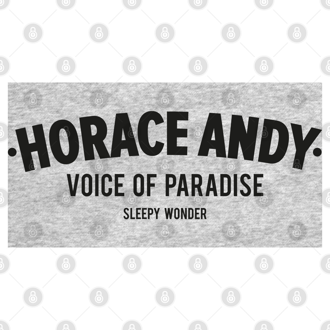 Legendary Reggae Voice: Horace Andy - Horace Andy - Baseball T-Shirt ...