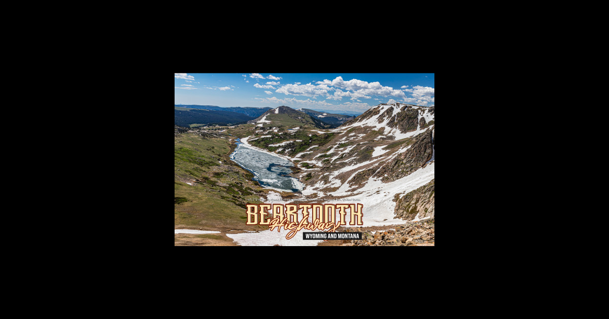Beartooth Highway Wyoming and Montana - Beartooth Highway - Sticker ...