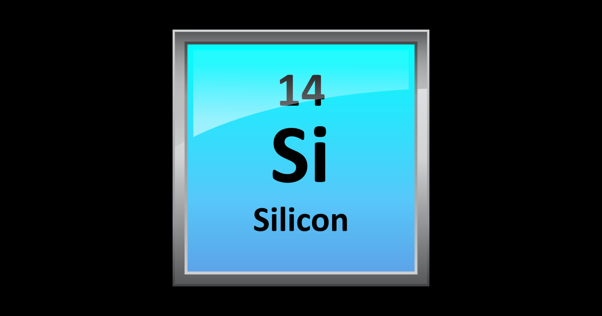 Silicon Element Tile - Periodic Table - Silicon - Posters and Art ...
