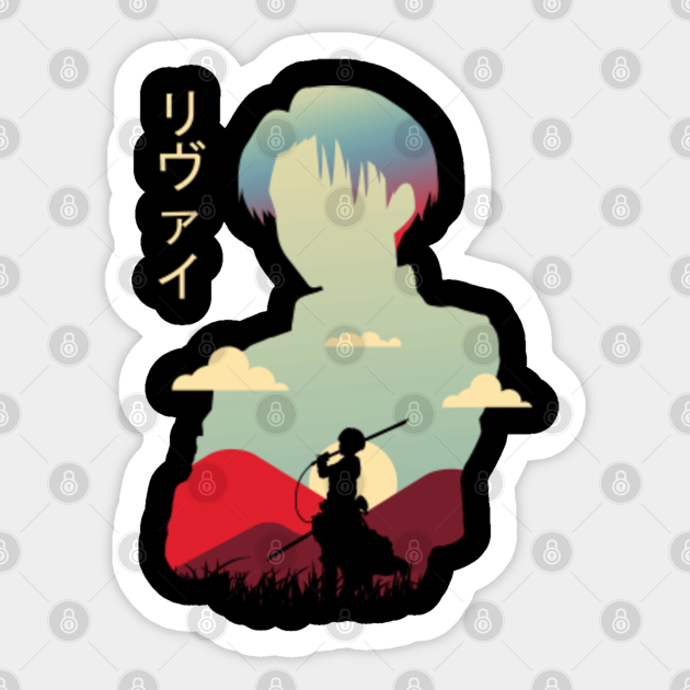 Levi Ackerman Negative Space 2 Sticker | 61% OFF Today Sale | Printblur
