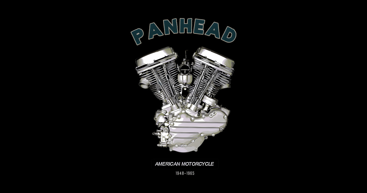 Hd Panhead V-Twin Engine Motorcycle 48 -65 Biker Gear - Biker Gear ...