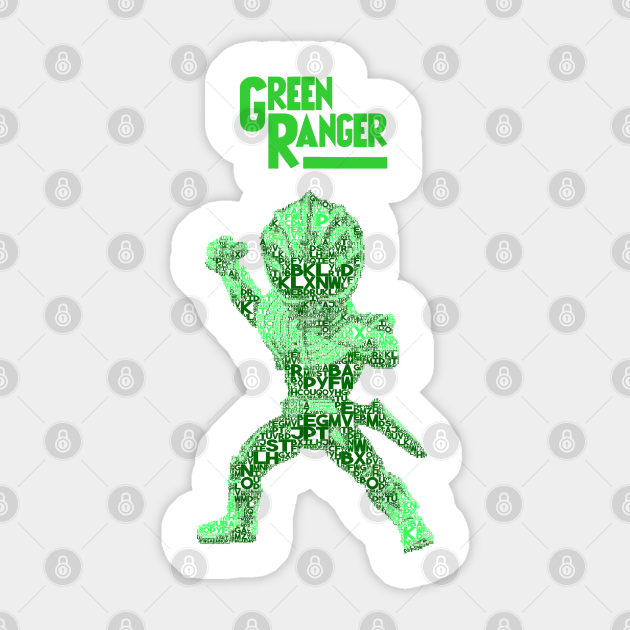 Green Ranger - Green Ranger - Sticker | TeePublic