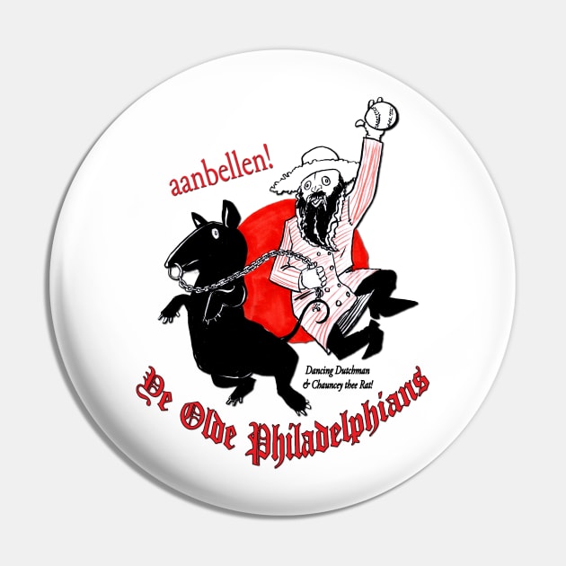 dancing dutchman and chauncy - Phillies - Pin | TeePublic
