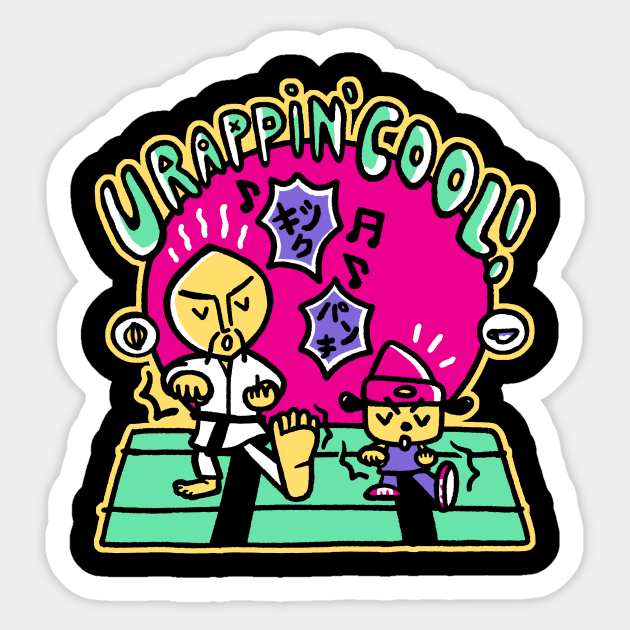 U rappin cool III - Parappa - Sticker | TeePublic