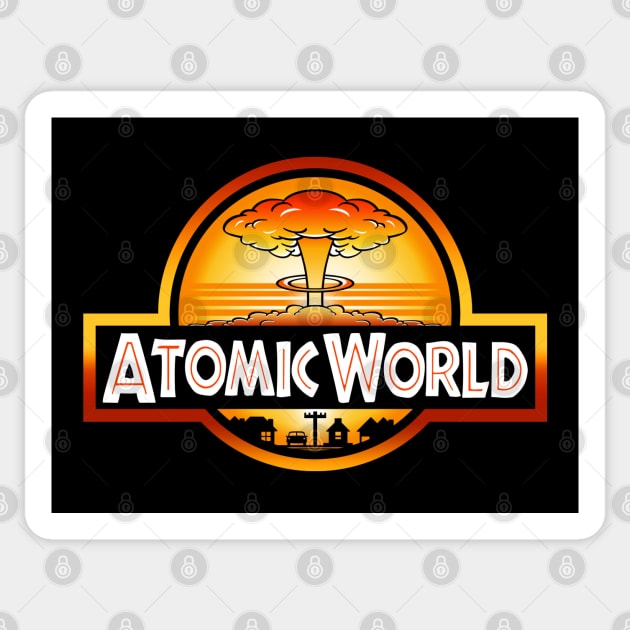 Atomic World - Oppenheimer - Sticker | TeePublic