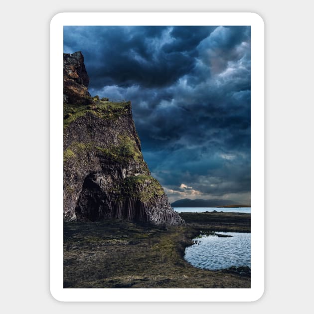 Stormy Day - Mountain - Sticker | TeePublic