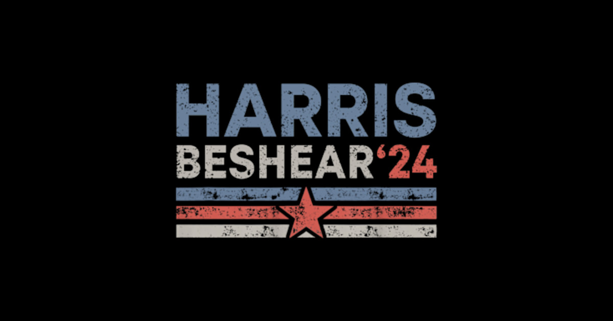 Harris Beshear 2024 VP Vice President Kamala Harris 2024 Election Retro ...