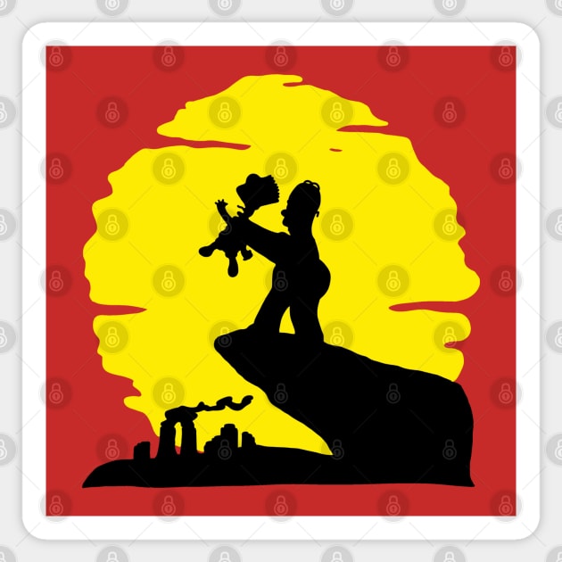 The Strangle King - Funny - Sticker | TeePublic