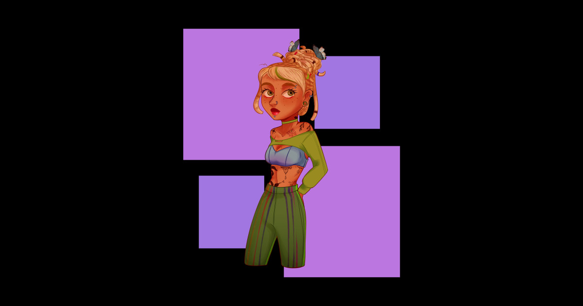 Rasta Girl Magical Sticker Teepublic
