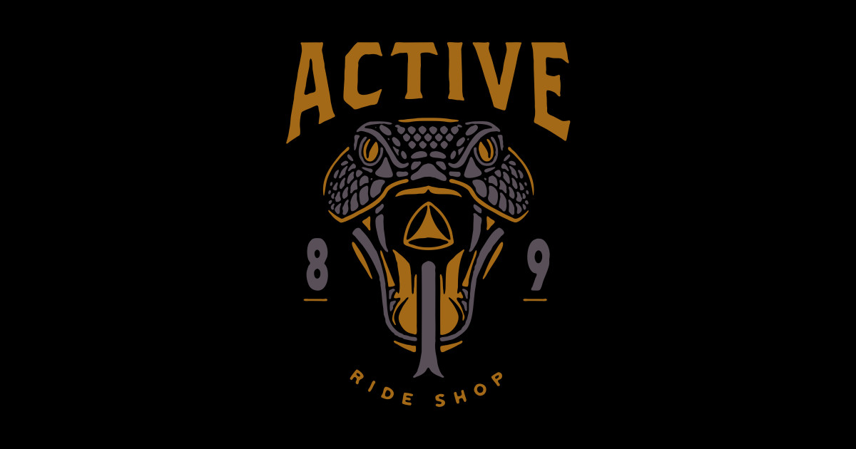 active - Snake - Sticker | TeePublic