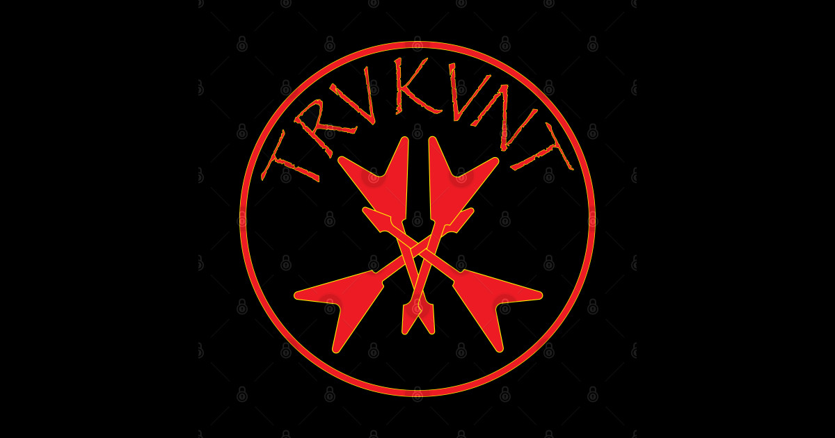 TRV KVNT badge - Heavy Metal - Sticker | TeePublic