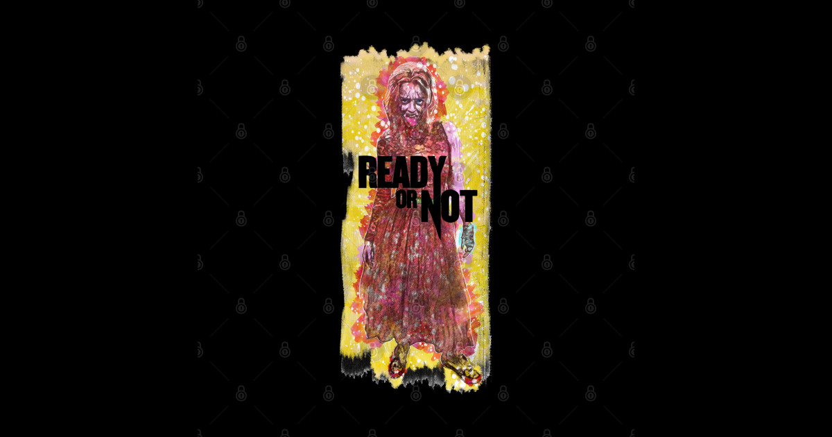 Ready Or Not - Horror Movie - Sticker | TeePublic