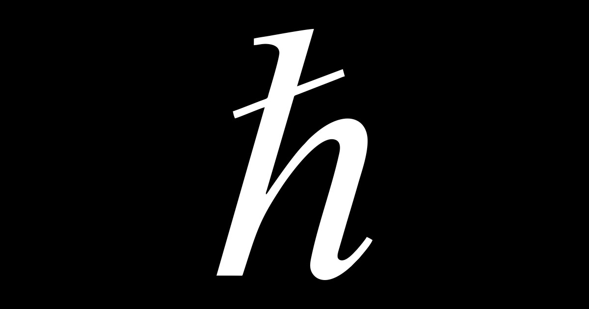 Planck's constant H - Plancks Constant H - Posters and Art Prints ...