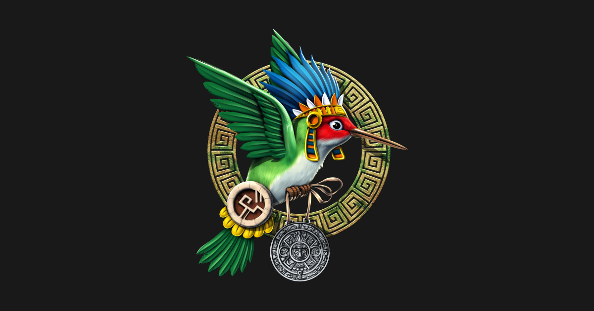 Aztec Hummingbird - Aztec Hummingbird - T-Shirt | TeePublic