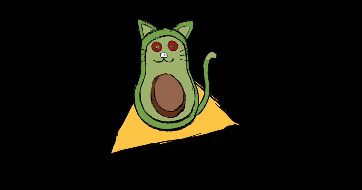 Gua-cat-mole - Funny - Sticker | TeePublic