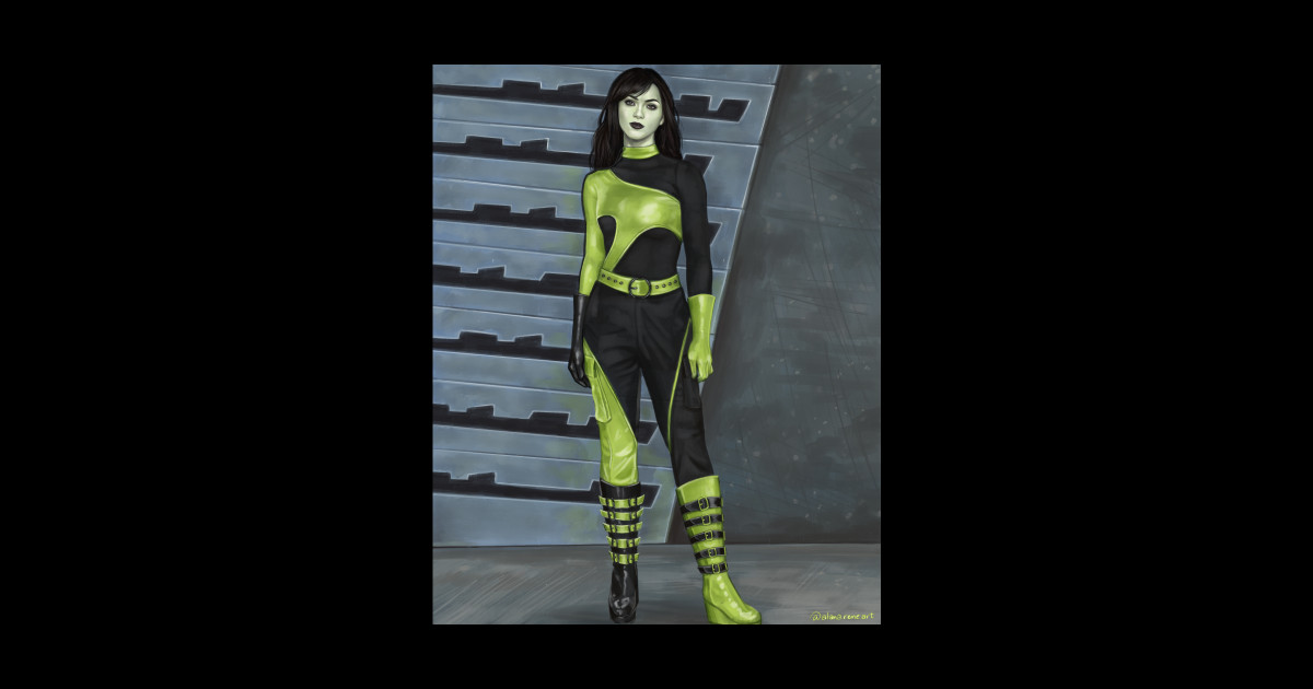 Y2K Goth Shego - Shego - Sticker | TeePublic