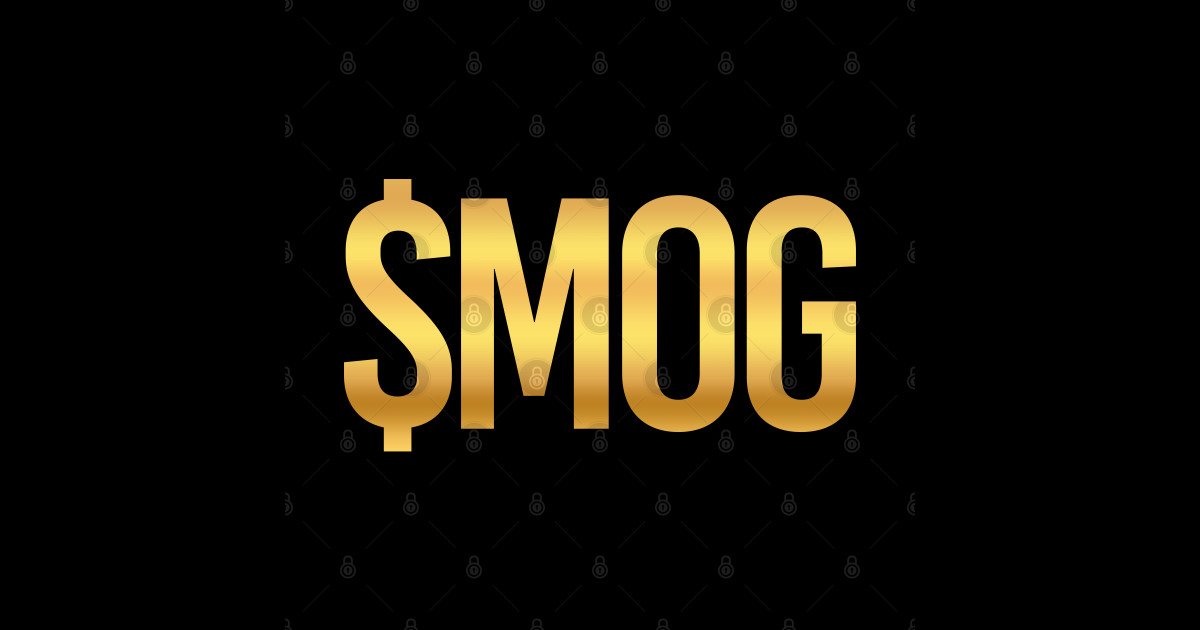$MOG, Mog Coin Golden Ticker - Mog - Sticker | TeePublic