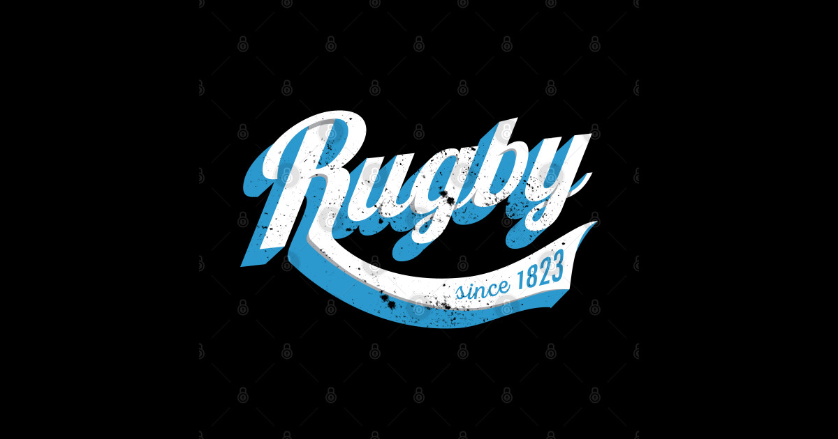 Cool rugby logo distressed - Rugby Logo - T-Shirt | TeePublic