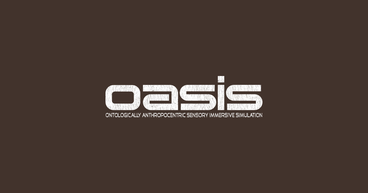 OASIS (Ready Player One, Halliday, Anorak, White) - Oasis - T-Shirt ...