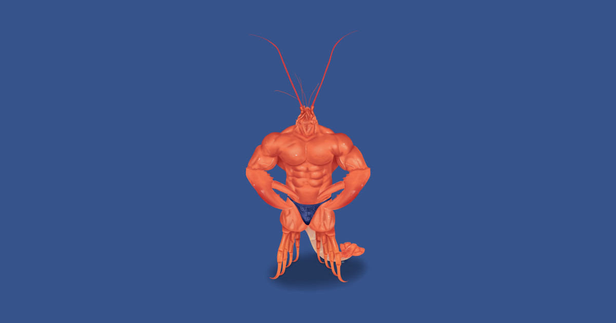 BUFF LOBSTER - Lobster - T-Shirt | TeePublic