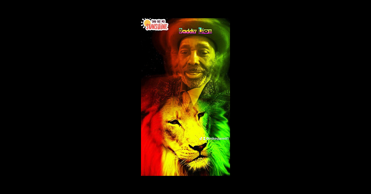 Mikey Jarrett "Daddy Lion" - Reggae Colors - Sticker | TeePublic