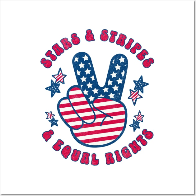 Stars & Stripes and Equal Rights USA Flag - Equality Rights - Posters ...