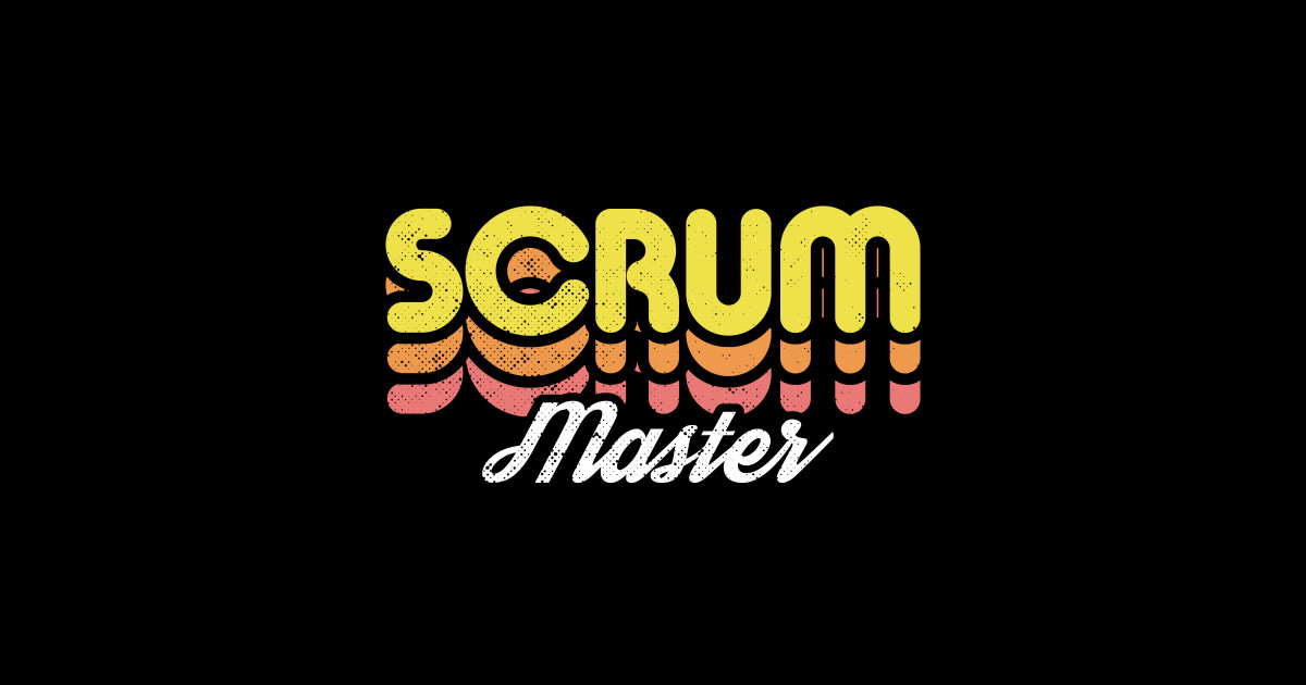Retro Scrum Master - Scrum - Sticker | TeePublic